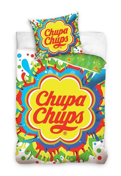 Pościel licencyjna 160x200cm KOLOROWA CHUPA CHUPS - Arena.pl