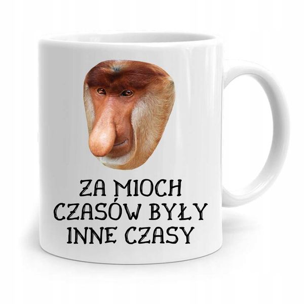 Kubek Śmieszny Nosacz Janusz Polak Za Moich Czasów Z Nadrukiem Ze ...