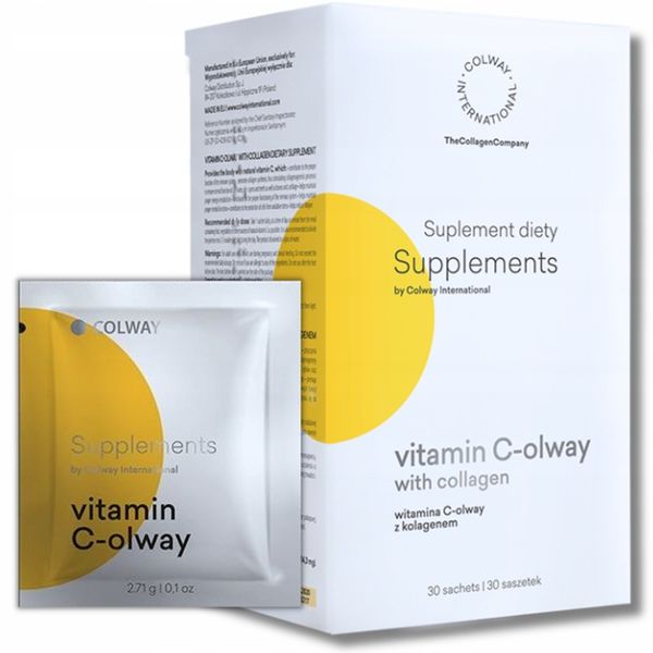 COLWAY Witamina C 1000 mg stymuluje procesy kolagenogenezy+ KOLAGEN ...