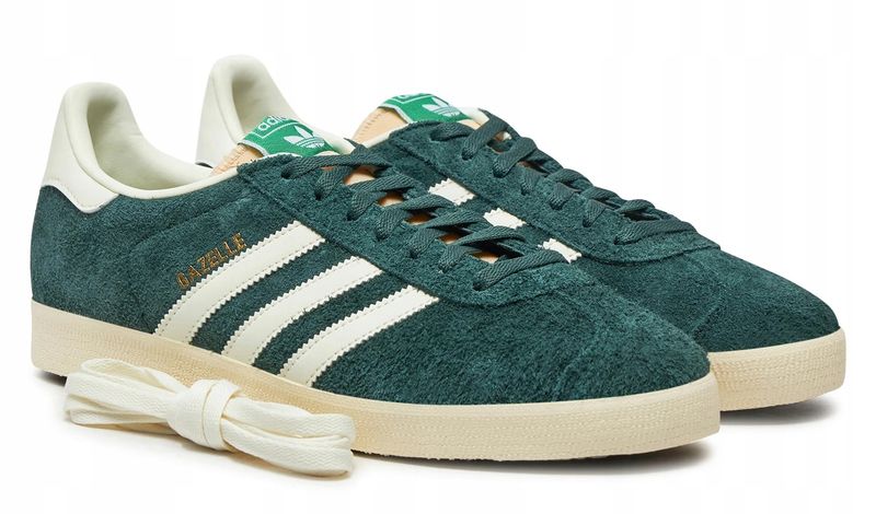 Buty ADIDAS GAZELLE GY7338 ORGINALS zielone sneakersy 48 - Arena.pl