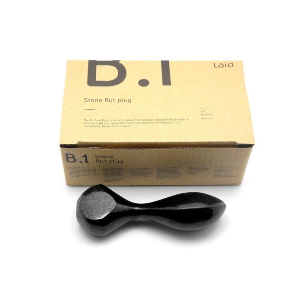 laid - b.1 stone butt plug absolute black granite - Arena.pl