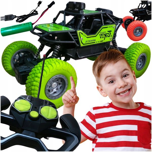 SAMOCHÓD ZDALNIESTEROWANY TERENOWY monster track ZABAWKA samochód na ...