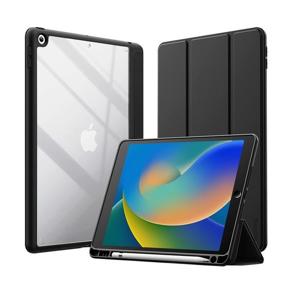 Crong PrimeFolio - Etui iPad 10.2" (2021-2019) z podstawką i schowkiem ...