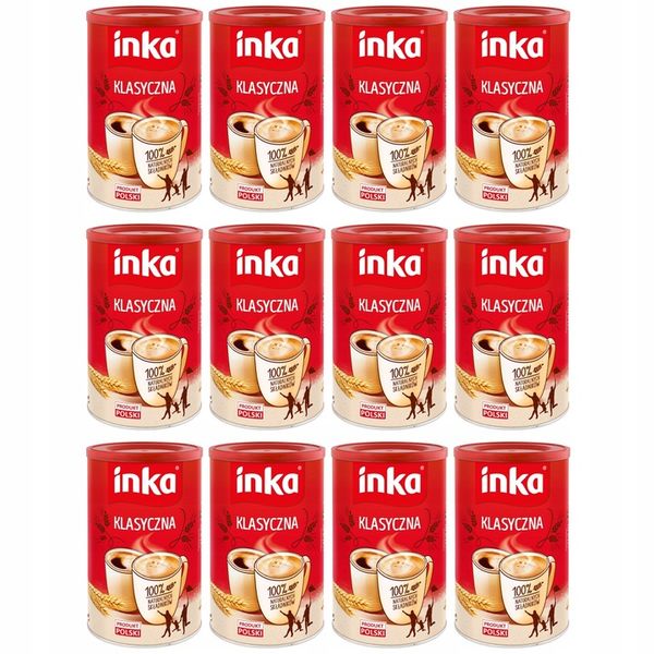 KAWA INKA KLASYCZNA KAWA ZBOŻOWA W PUSCE 12X 200G - Arena.pl