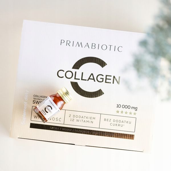 PRIMABIOTIC Collagen Shot 10 000 mg Kolagen brzoskwiniowy smak 30 x 30 ml - Arena.pl