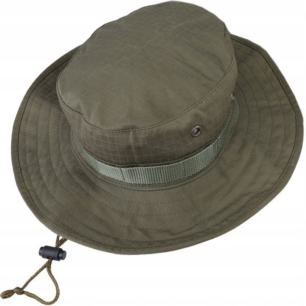 Polski kapelusz Wojskowy DOMINATOR BOONIE Bawełniany Rip-Stop Olive Green - Arena.pl