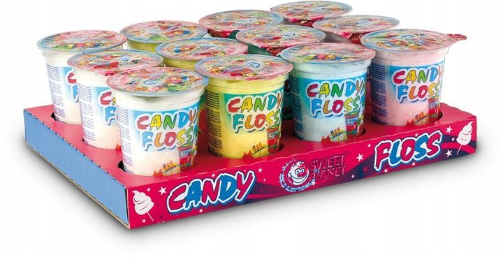 Kup Candy Floss! Wata Cukrowa w Kubku +TATTOO 12szt na arena.pl i ciesz ...