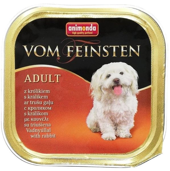 Kup Animonda Dog Vom Feinsten Adult Królik 150g na arena.pl i ciesz się ...