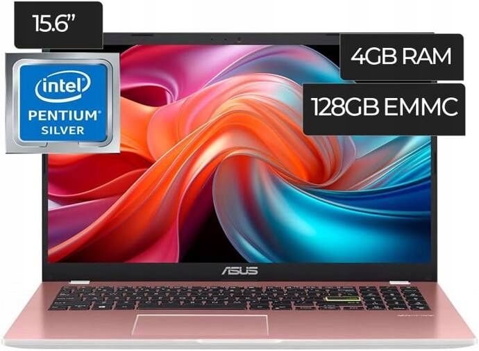 Laptop Asus Intel Silver N6000 15.6 FHD 4GB/128GB Win11 S Rose Pink ...