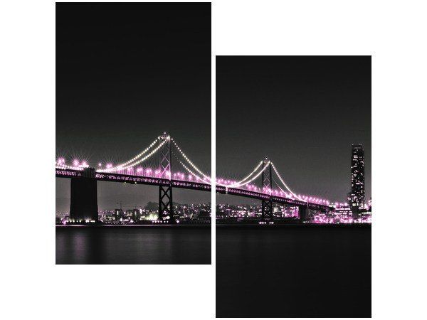 70X50CM OBRAZ PANORAMA MOSTU SAN FRANCISCO ŚCIAN - Arena.pl