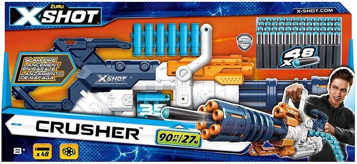 Kup X-SHOT KARABIN CRUSHER MINIGUN + KONFETTI NERF na arena.pl i ciesz ...