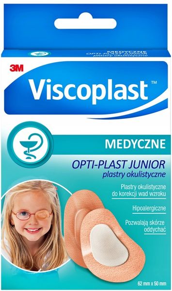 VISCOPLAST OPTIPLAST JUNIOR 62x50mm 10sz - Arena.pl