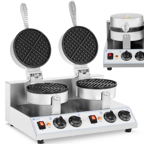 gofrownica okrągła podwójna śr. gofra 185 mm 2600 w - Arena.pl