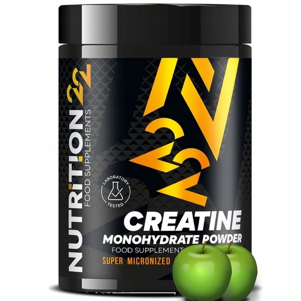 Nutrition22 Creatine Monohydrate Powder 500g green apple - Arena.pl