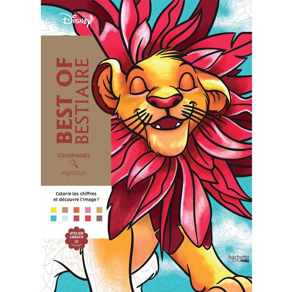 Kolorowanki po numerach Hachette Heroes Disney Pixar Best of Bestiaire ...