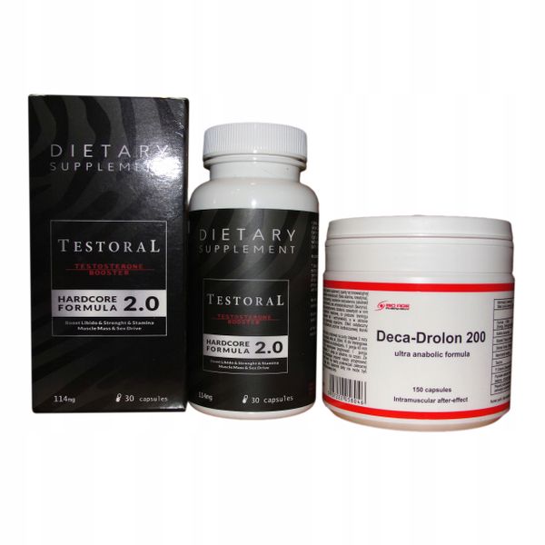 Deca 200 + Testoral siła moc masa Tesatosteron - Arena.pl