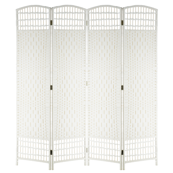 PARAWAN RATTANOWY WIKLINOWY BIAŁY 160 CM - Arena.pl