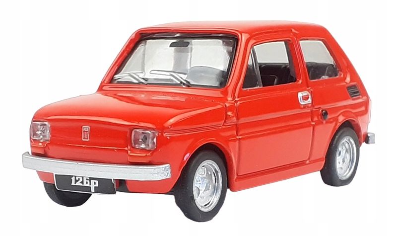 SAMOCHÓD AUTKO MALUCH PRL FIAT 126P 1:43 ZABAWKA DLA DZIECI - Arena.pl