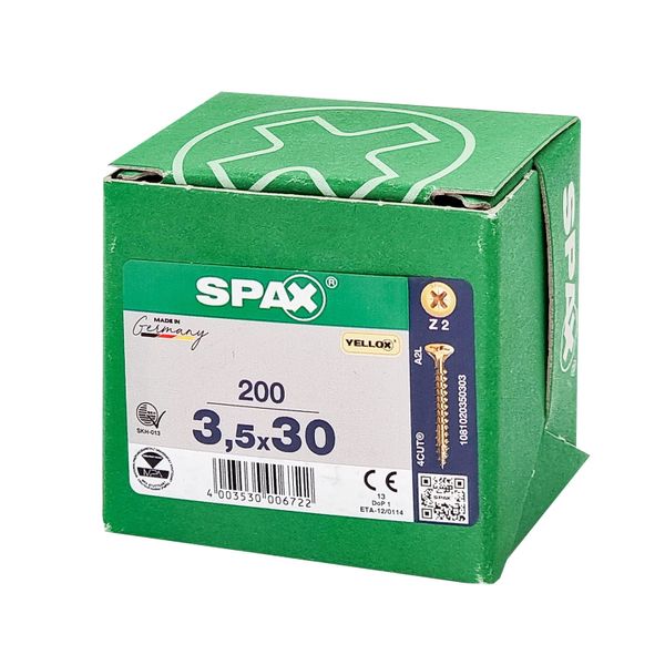 Wkręty uniwersalne SPAX 3.5 x 30 200 szt. PZ2 - Arena.pl