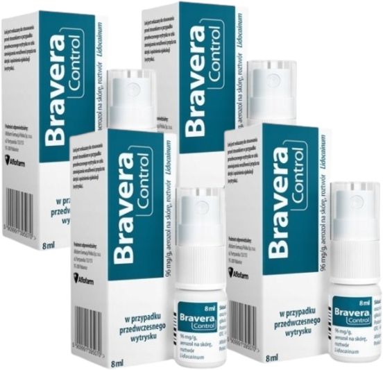 Kup BRAVERA CONTROL leczenie przedwczesnego wytrysku 4 x 8ml na arena ...