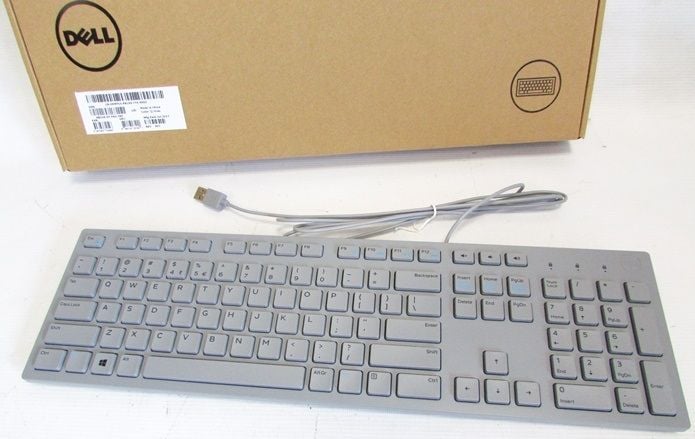 DELL KB216 US Szara z podpórką - Polski układ - US - Arena.pl