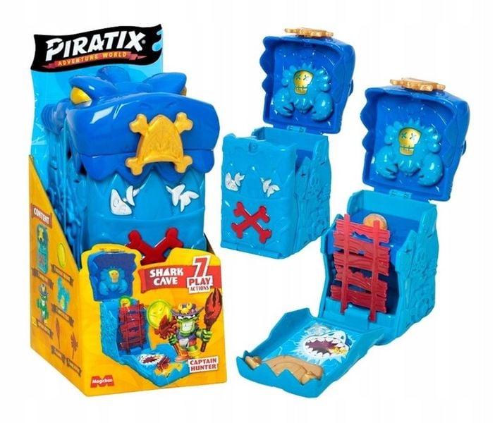 Kup PIRATIX Secret Cave SKULL Jaskinia + Figurka CAPITAN HUNTER Zestaw ...