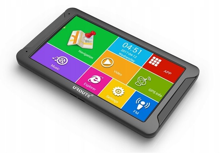 Kup NAWIGACJA CIĘŻAROWA GPS 7" UROUTE ANDROID IGO NEXTGEN KORKI TMC ...