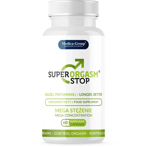 Kup supero super orgasm stop 60 kapsułek - wsparcie kontroli czasu na ...