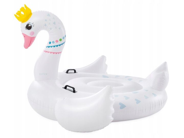 Kup INTEX 57562 DMUCHANY MATERAC DO PŁYWANIA ZABAWKA ŁABĘDŹ 188cm x ...