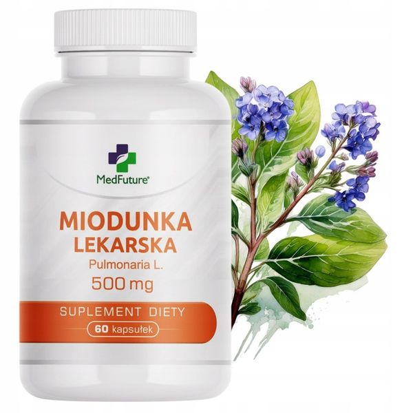 Miodunka lekarska Płucnik 500 mg Zdrowe płuca, łagodniejszy kaszel ...