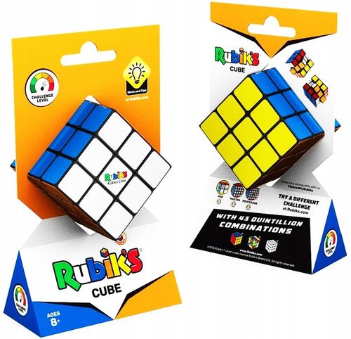 Kup ZESTAW ORYGINALNA KOSTKA RUBIKA 3x3x3 RUBIKS 3x3 SPEED CUBE BLACK ...