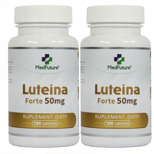 Luteina Forte 240 tabletek Ekstrakt 50 mg OCZY WZROK - 2 opakowania ...