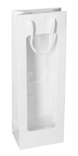 TOREBKA PREZENTOWA NA ALKOHOL BUTELKĘ WINO Z OKIENKIEM - Arena.pl