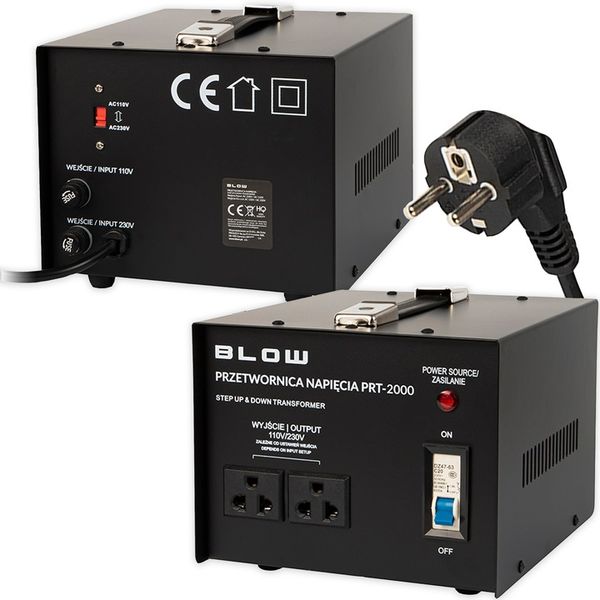 PRZETWORNICA KONWERTER NAPIĘCIA ZASILACZ 110V 230V 2000W - Arena.pl