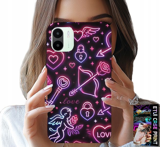 Kup ETUI DO XIAOMI REDMI A1 - WALENTYNKOWY CASE, ŁUP, KUPIDYN, SERCA na ...