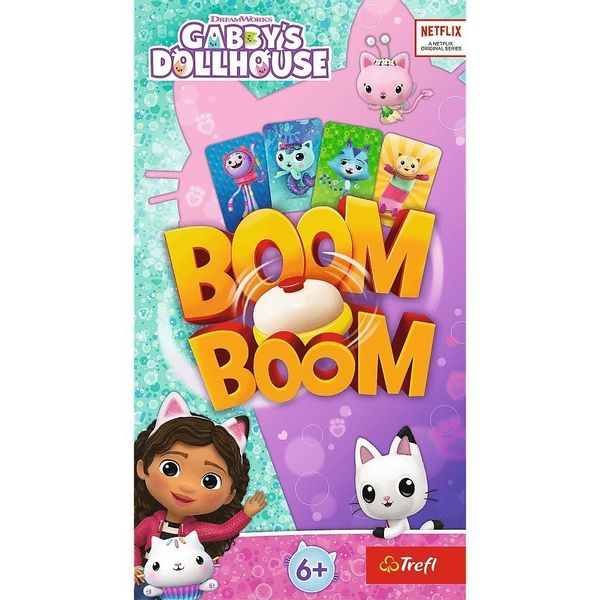 Gra Boom Boom Koci Domek Gabi (Gabbys Dollhouse) - Arena.pl