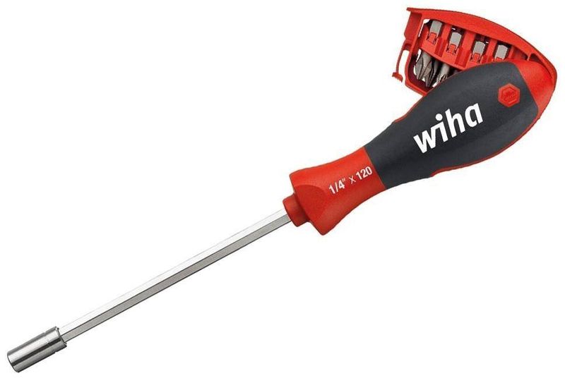 Wkrętak Śrubokręt Nasadowy Magnetyczny z Magazynkiem Bitów Wiha 32901 ...