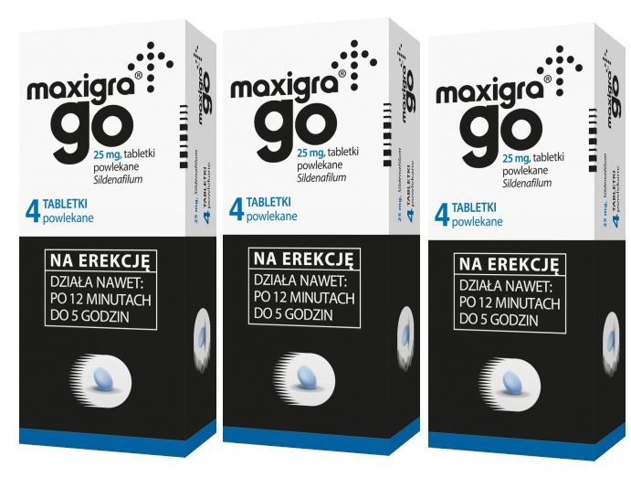 Maxigra Go lek na erekcję potencja 3 x 4 tab. - Arena.pl