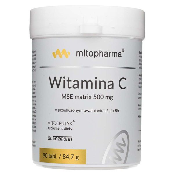 Dr. Enzmann Witamina C MSE matrix 500 mg - 90 tabletek - Arena.pl