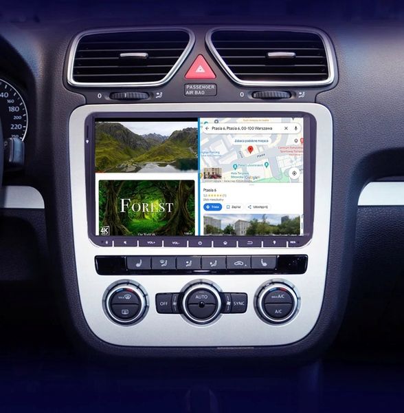 RADIO SAMOCHODOWE 2 DIN 9 CALI VW PASSAT B6 B7 GOLF 5 V 6 VI SKODA SEAT - Arena.pl