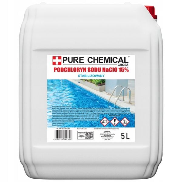 Kup PODCHLORYN SODU 15% CHLOR W PŁYNIE DO WODY DO DREWNA 5L na arena.pl ...