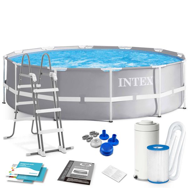 Basen ogrodowy stelażowy Prism Frame 366 x 99 cm 10w1 INTEX 26716 ...