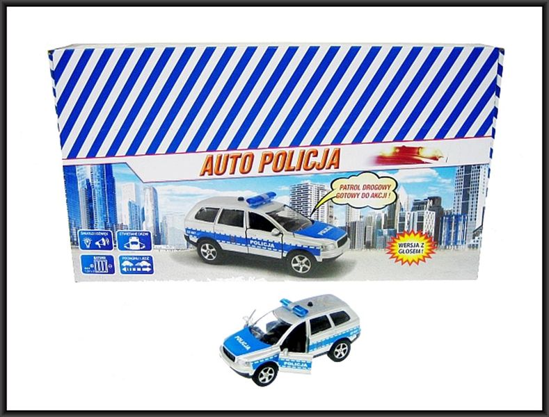 Kup ND39_452560 -AUTO POLICJA MET DZW/SW P/B 12CM XPL na arena.pl i ...