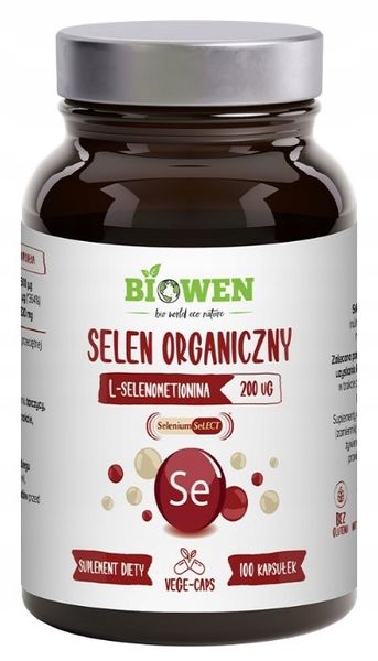 Kup Biowen Selen organiczny 100 kaps Spermatogeneza Wsparcie tarczycy ...