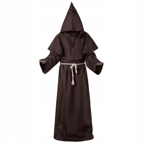 Kup STRÓJ KOSTIUM PRZEBRANIE HABIT MNICH KSIĄDZ ZAKONNIK NA HALLOWEEN M ...