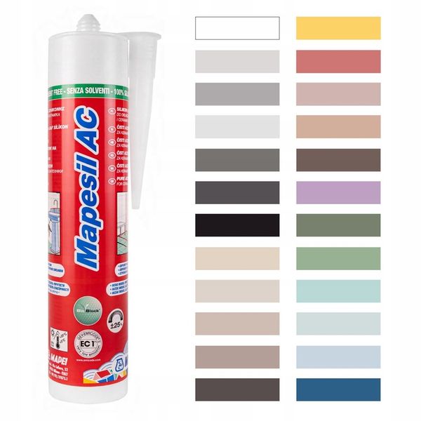 Silikon MAPEI Mapesil AC 310ml - kolor 110 manhattan - Arena.pl