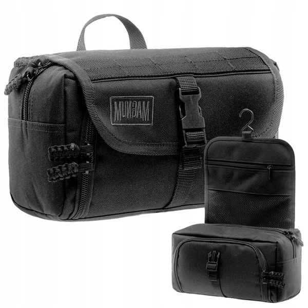 Kosmetyczka Turystyczna Magnum Castor Wojskowa Black Czarna - Arena.pl