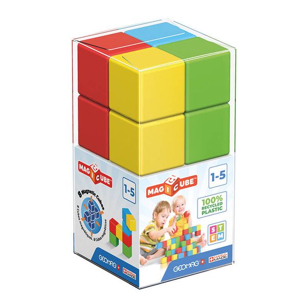 Kup Klocki magnetyczne Magicube Recycled Crystal 8 elementów GEOMAG GEO ...
