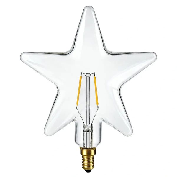 Dekoracyjna żarówka ledowa Starbulb gwiazda E14 0,5W 3000K biała ciepła - Arena.pl