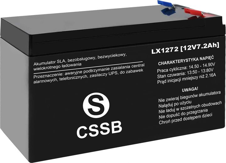 AKUMULATOR BEZOBSŁUGOWY AGM 12V 7.2Ah DO ZABAWKI AUTKA UPS ALARM KOSIARKI - Arena.pl